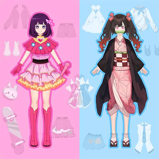 Anime Doll - DIY Cosplay Girl 🕹️ Play Online for Free | PIGame