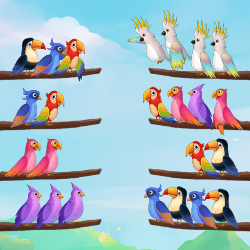 鸟类分类拼图 (Bird Sort Puzzle) 🕹️ 免费游戏在线玩 | 小猪秒玩