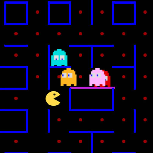 PacMan 小精靈 (Dumb Pacman) 🕹️ 免費小遊戲線上玩 | 小豬快玩