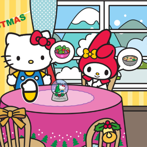 Hello Kitty and Friends: Xmas Dinner 圣诞派对 🕹️ 免费游戏在线玩 | 小猪秒玩