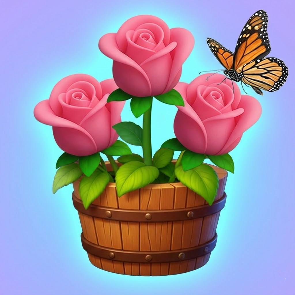 梦想花店 (Merge Flower) 🕹️ 免费游戏在线玩 | 小猪秒玩