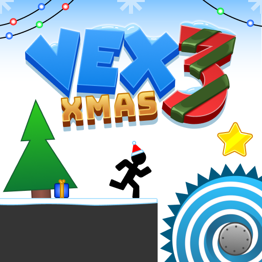 VEX 3 火柴人跑酷圣诞版 (VEX 3 Xmas) 🕹️ 免费游戏在线玩 | 小猪秒玩